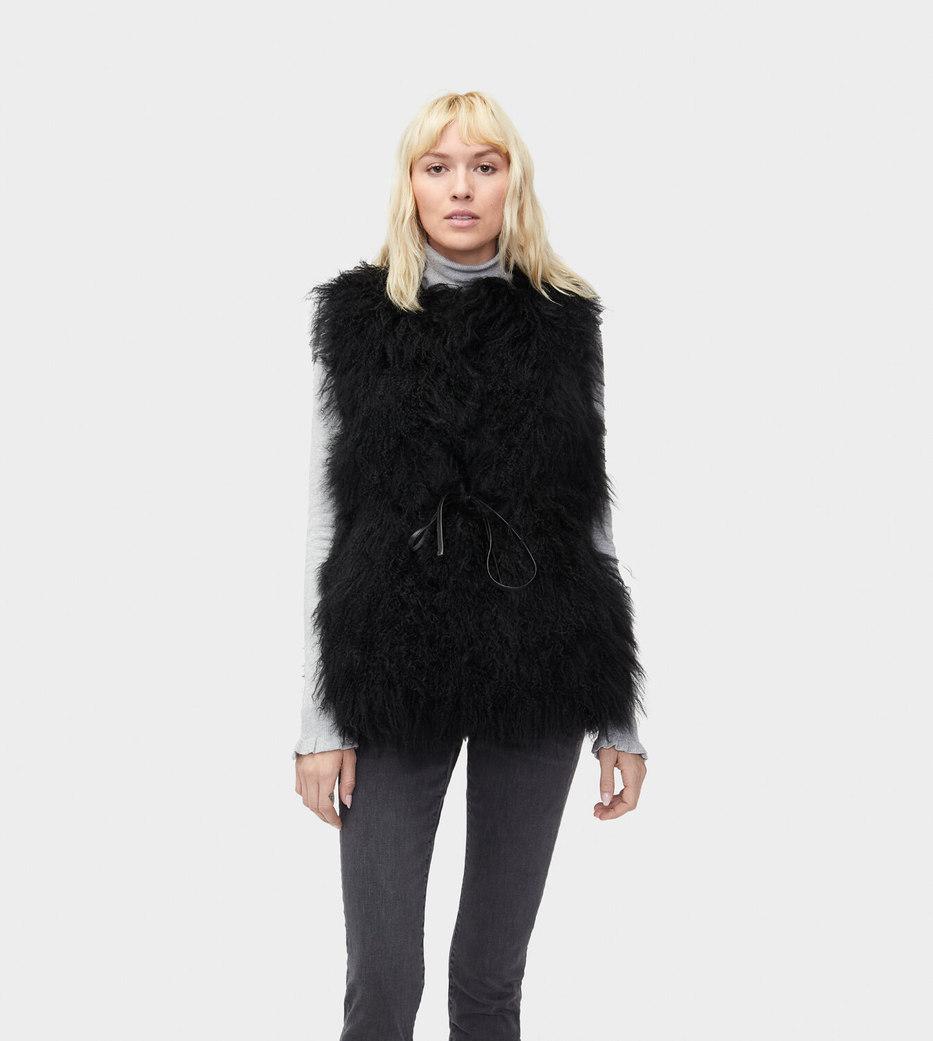 UGG® Abbey Mongolian Shearling Vest for Women | UGG® UK