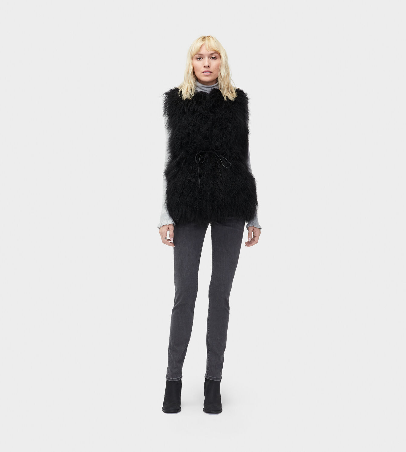 UGG® Abbey Mongolian Shearling Vest for Women | UGG® UK