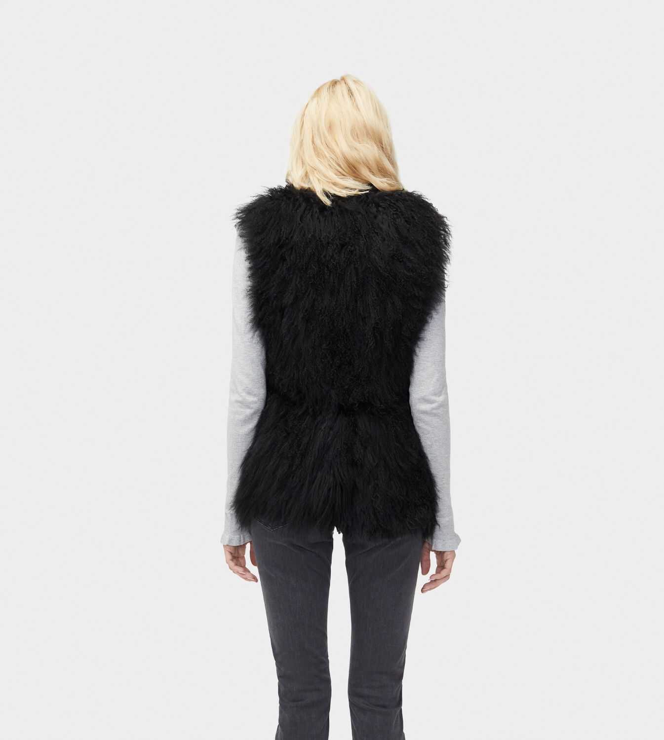 UGG® Abbey Mongolian Shearling Vest for Women | UGG® UK