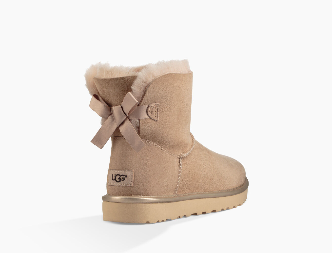 UGG® Mini Bailey Bow II Metallic Classic Boots for Women | UGG® UK
