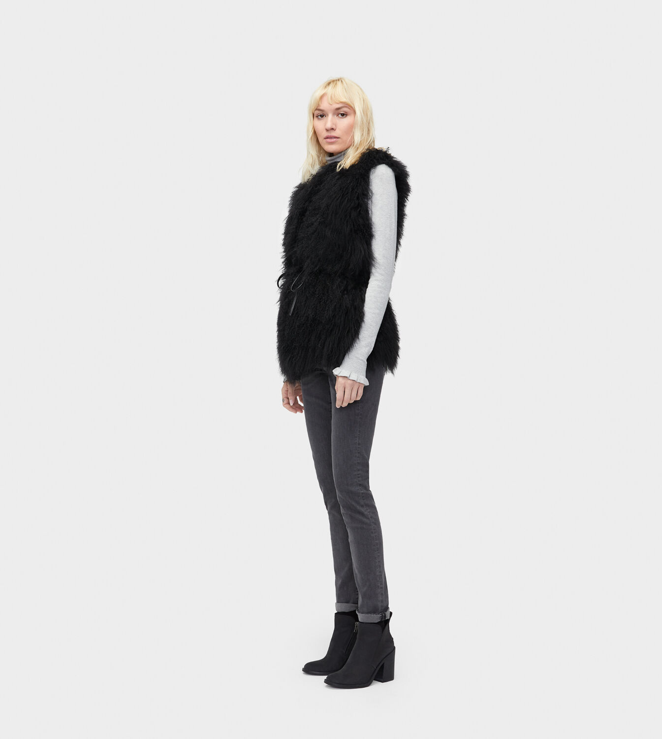UGG® Abbey Mongolian Shearling Vest for Women | UGG® UK