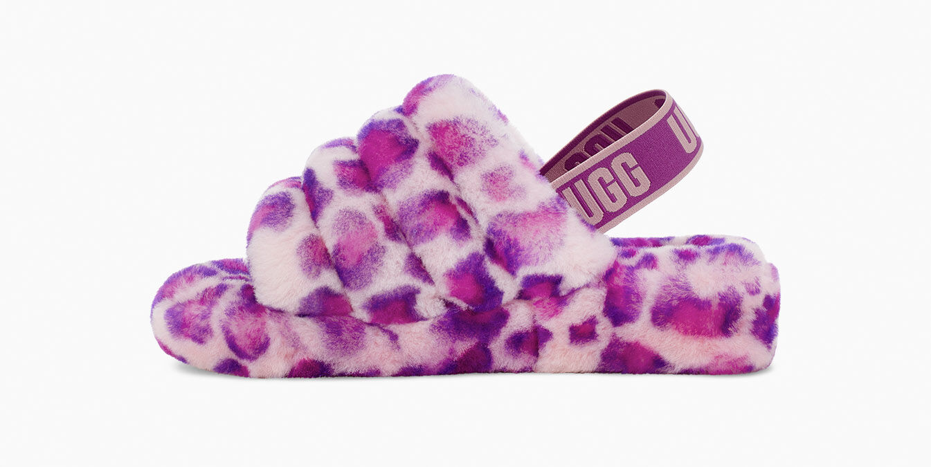 UGG® Fluff Yeah Leopard Slide for Women | UGG® EU