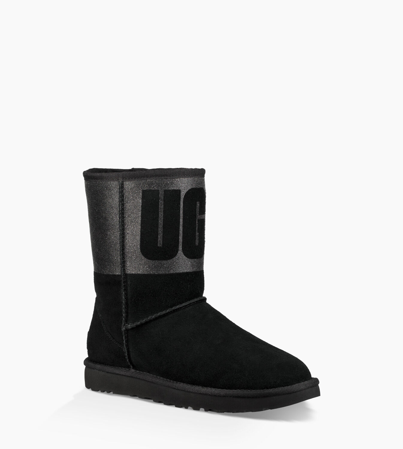 UGG® Classic Short Logo Sparkle Boot for Women | UGG® Hungary